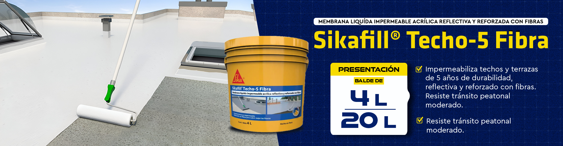Guía Completa para Impermeabilizar un techo con SikaFill® Techo-5 - Baison
